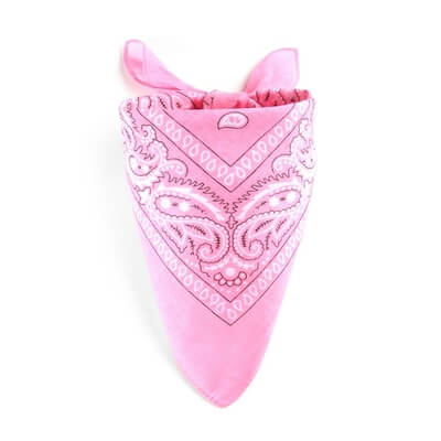 Bandana Rose - Foulard Femme